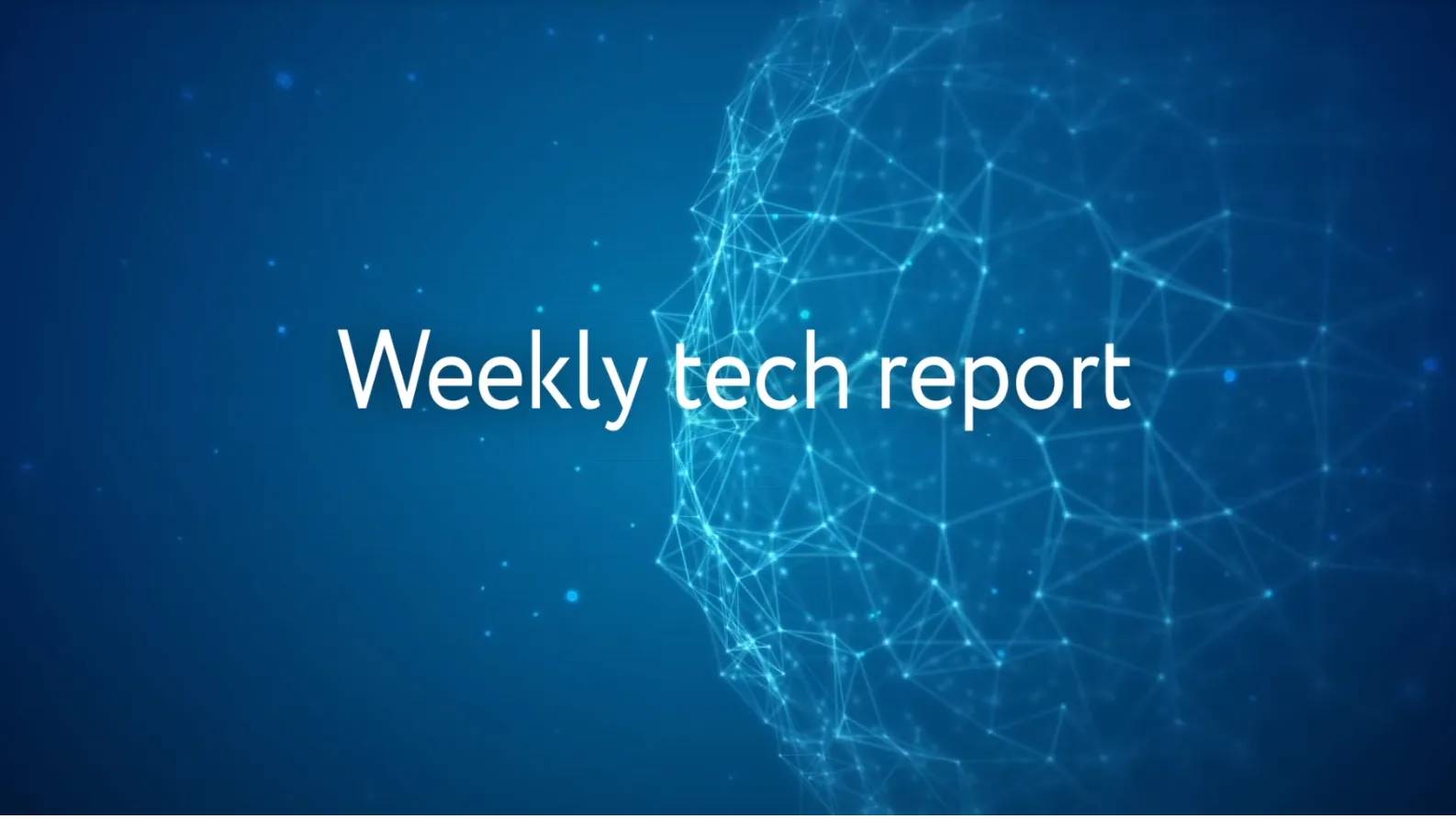 Weekly Tech Report - Community HUB