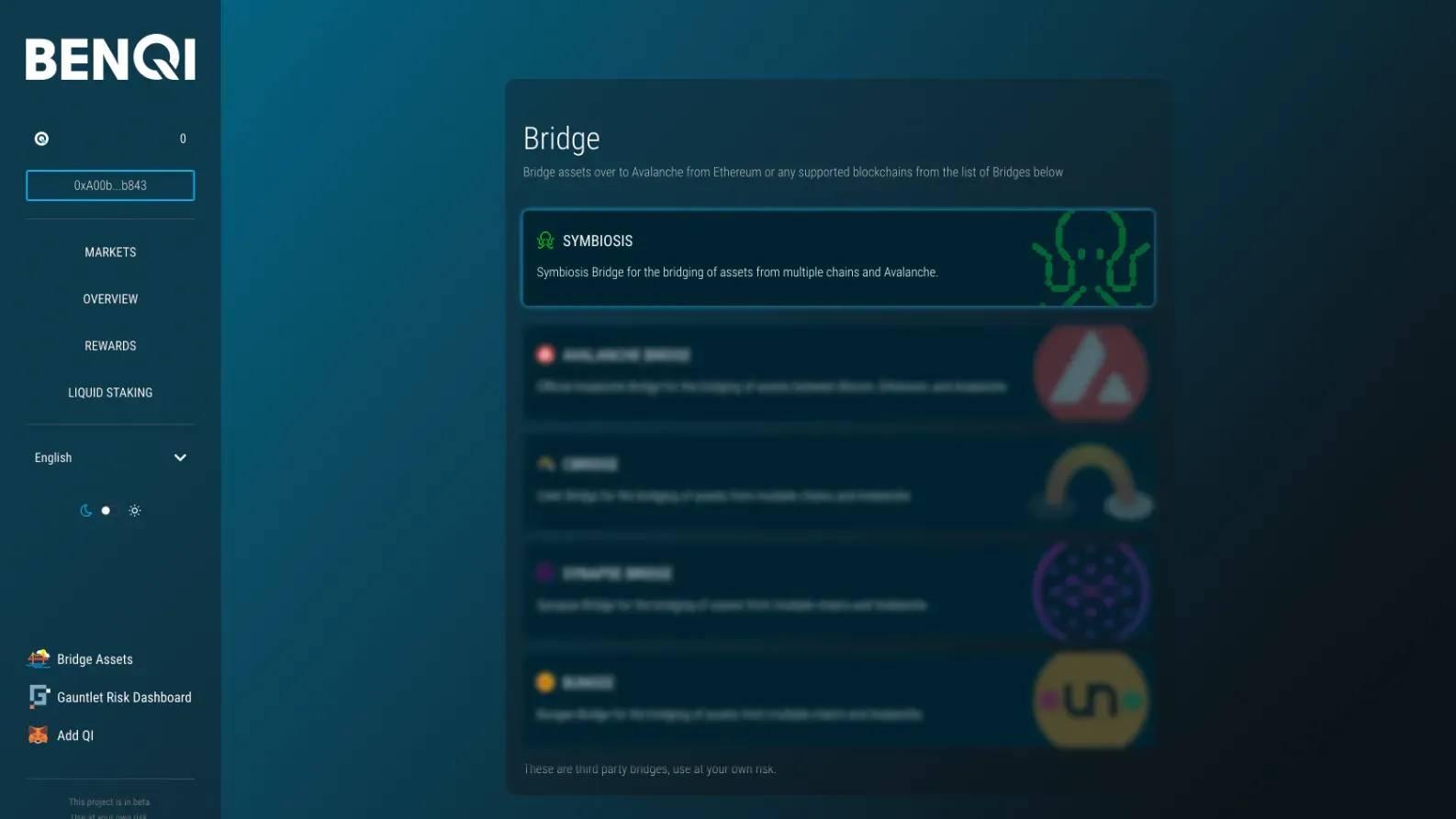 BENQI добавил Symbiosis в список бриджей! - Community HUB
