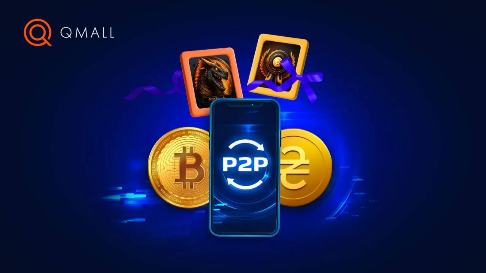 Биржа QMALL запустила новую акцию с Р2Р и NFT - Community HUB